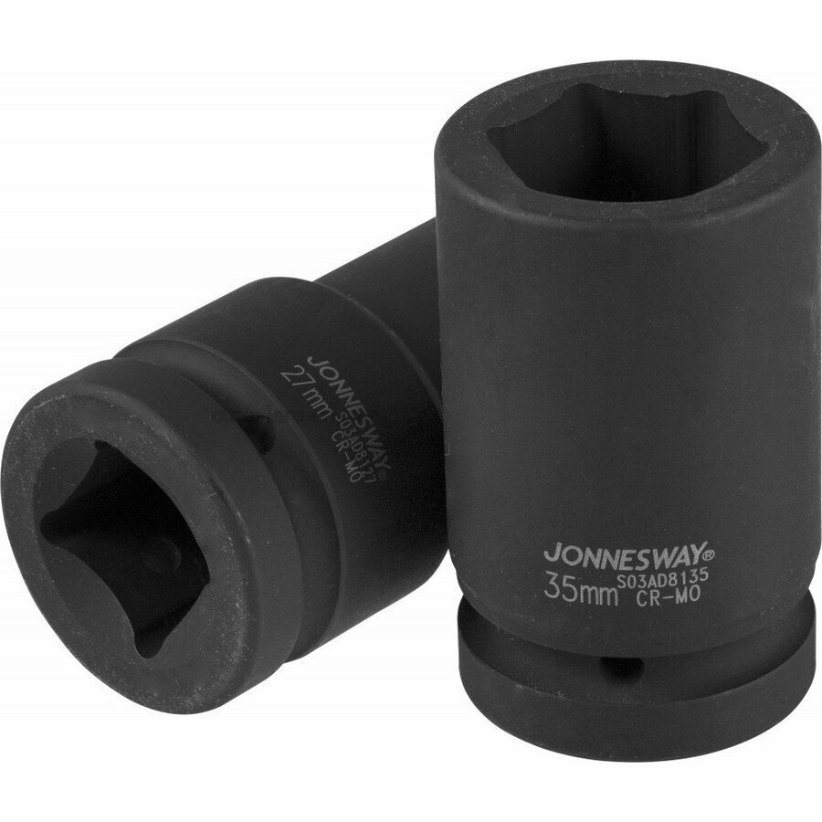 JONNESWAY S03AD8175 Головка торцевая ударная глубокая 1"DR 75 мм.