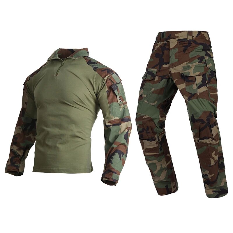 Emersongear G3 Комплект Тактической Формы Мужской Woodland XL