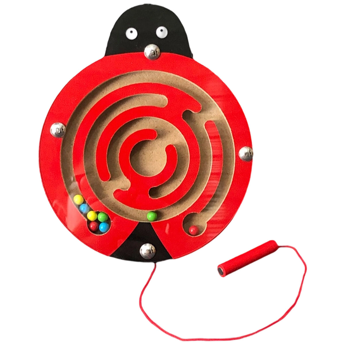 Магнитная ручка, шагающие бусины, маленькие лабиринтные игрушки для маленьких детей, тренировка мышления, магнитный магнит, головоломка для мальчиков, концентрация