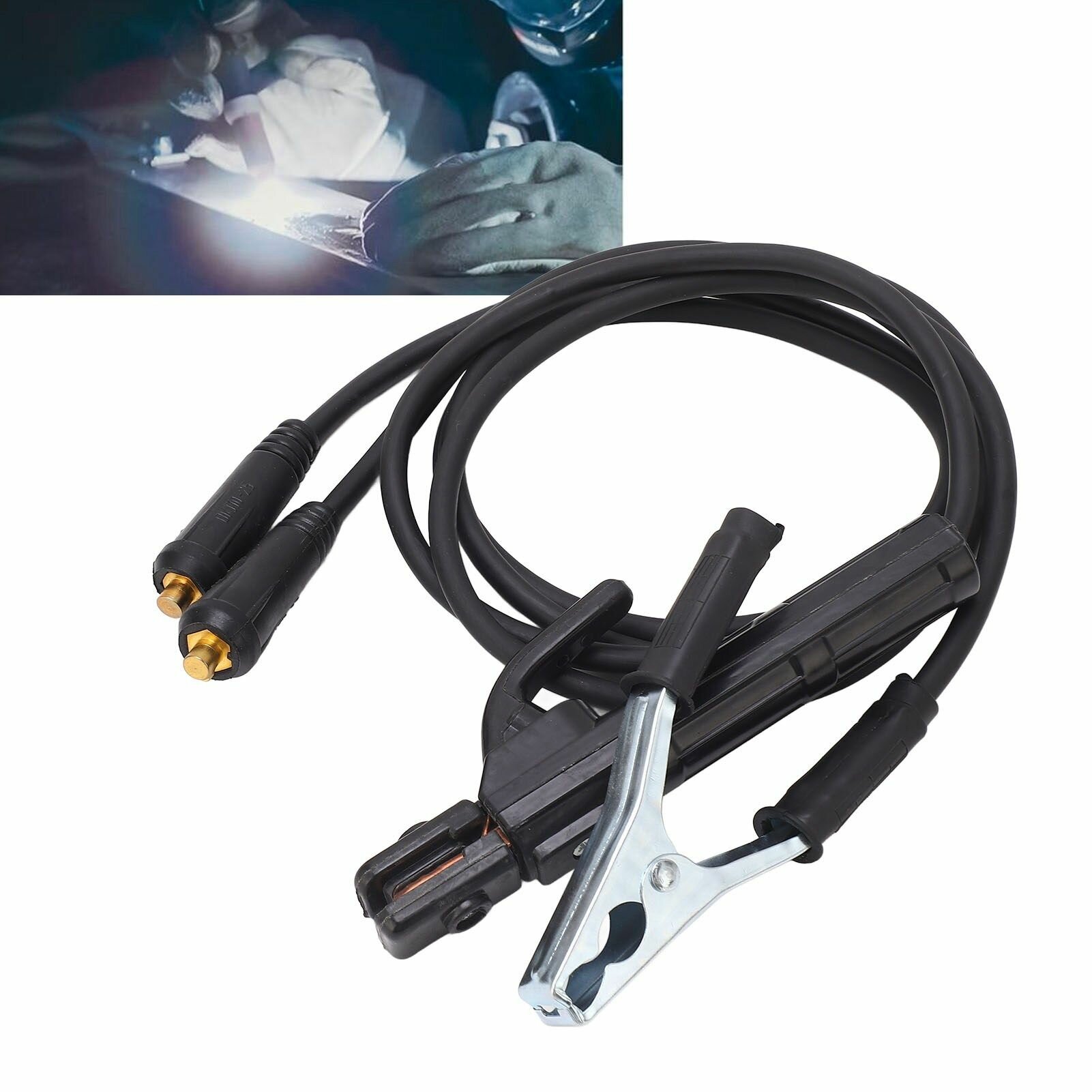 Держатель сварочного электрода 200A с латунным зажимом и кабелем 1,5 м