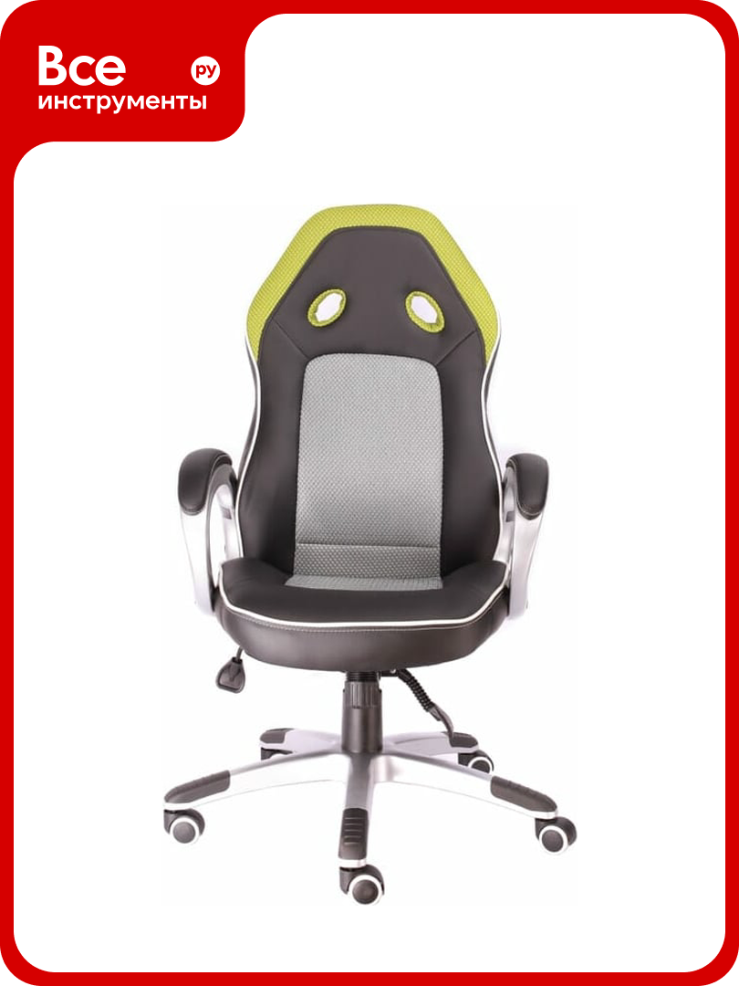 Кресло Everprof Drive TM экокожа зеленый EC-322 PU Green, для офиса или дома