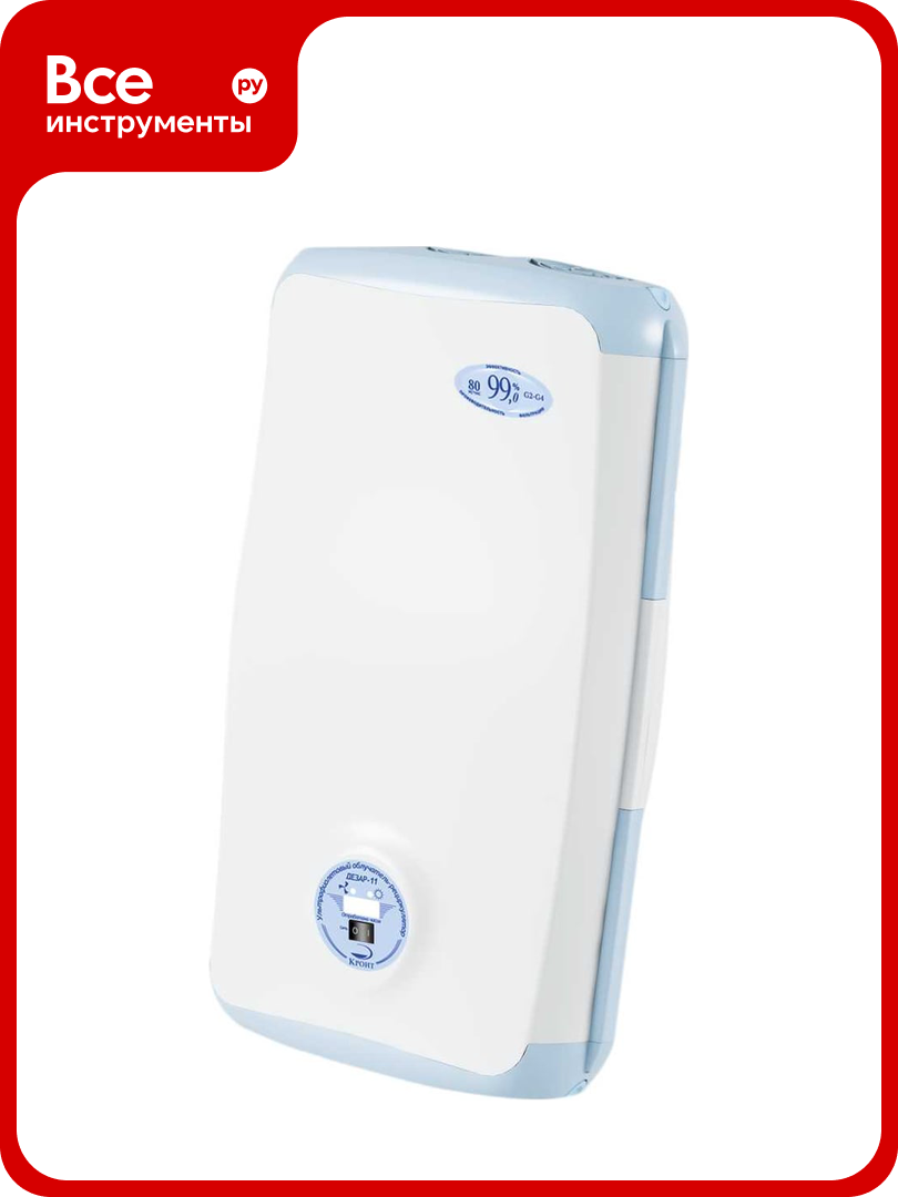 Облучатель-рециркулятор Дезар воздуха ультрафиолетовый бактерицидный ОРУБ-Зх16-«кронт» по ТУ 32.50.50-084-11769436-2021 в варианте исполнения: Облучатель-рециркулятор воздуха ультрафиолетовый бактерицидный настенный (-11) 61329