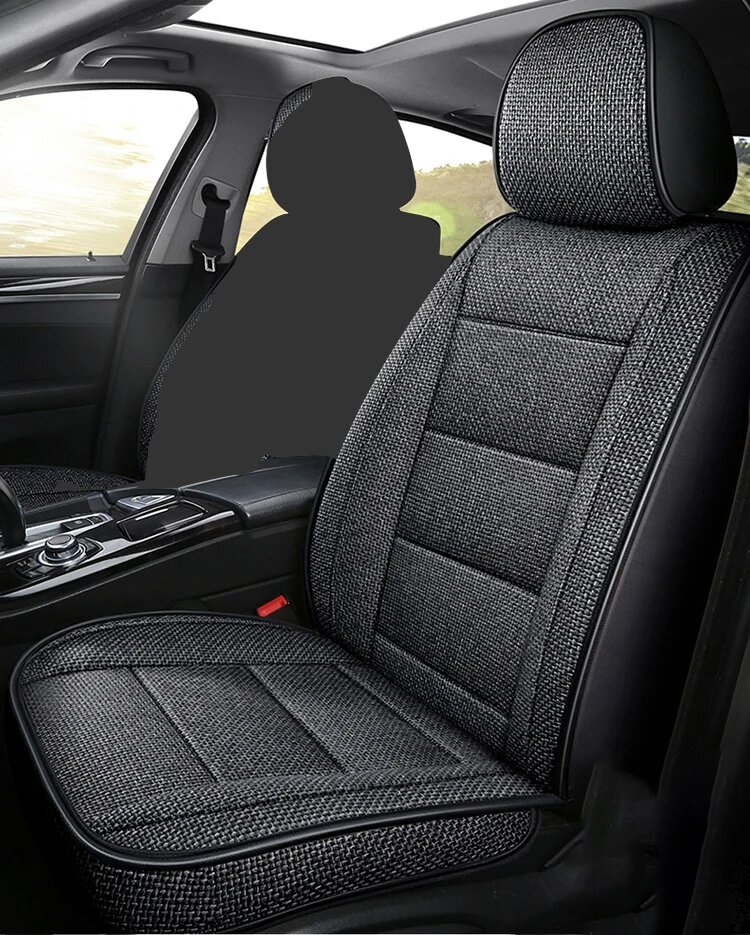 Универсальные Чехлы Из Льна Для Автомобильных Сидений Skoda Yeti Octavia Superb Rapid Kodiaq Fabia Karoq VW Golf 4 5 6 7 8 - .