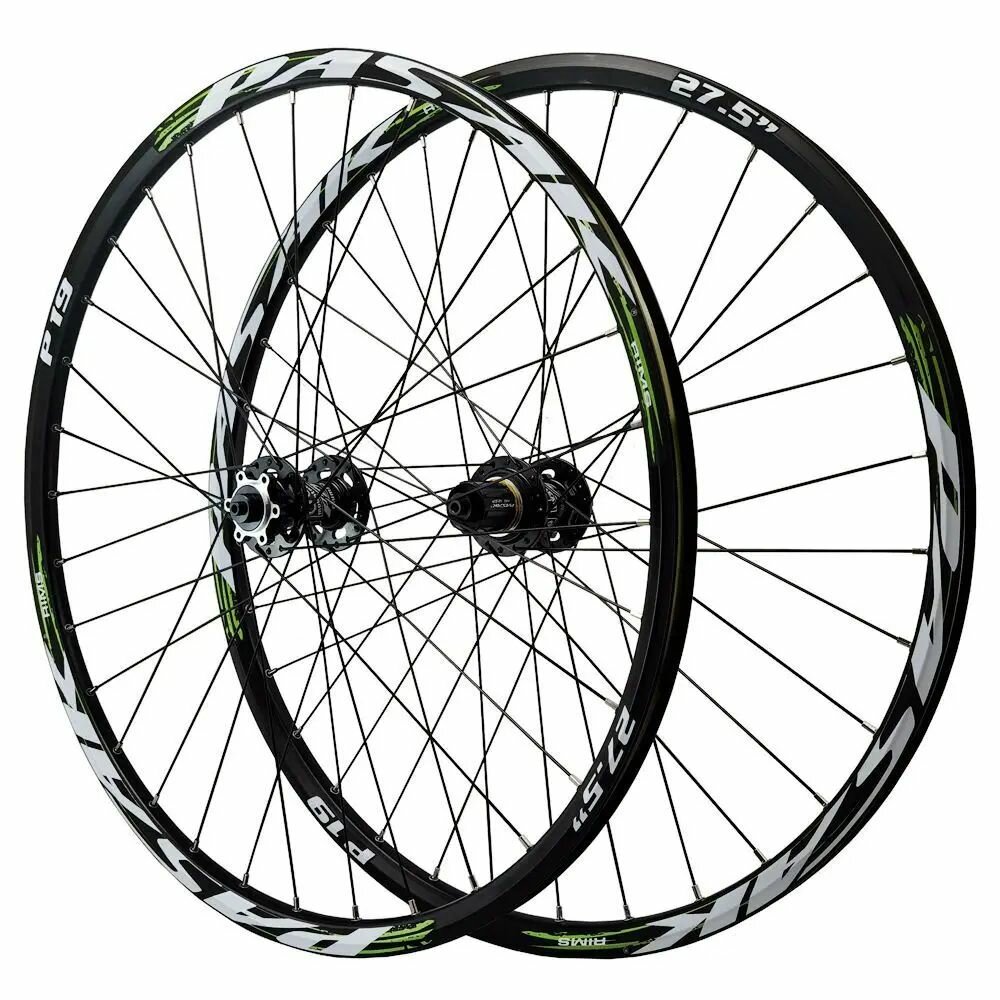 Комплект колесных дисков MTB Black Hub GreenStick-27.5 inch-THRU 15X100 12X142 Clincher с дисковым тормозом 32h QR 5mm Кассетный маховик