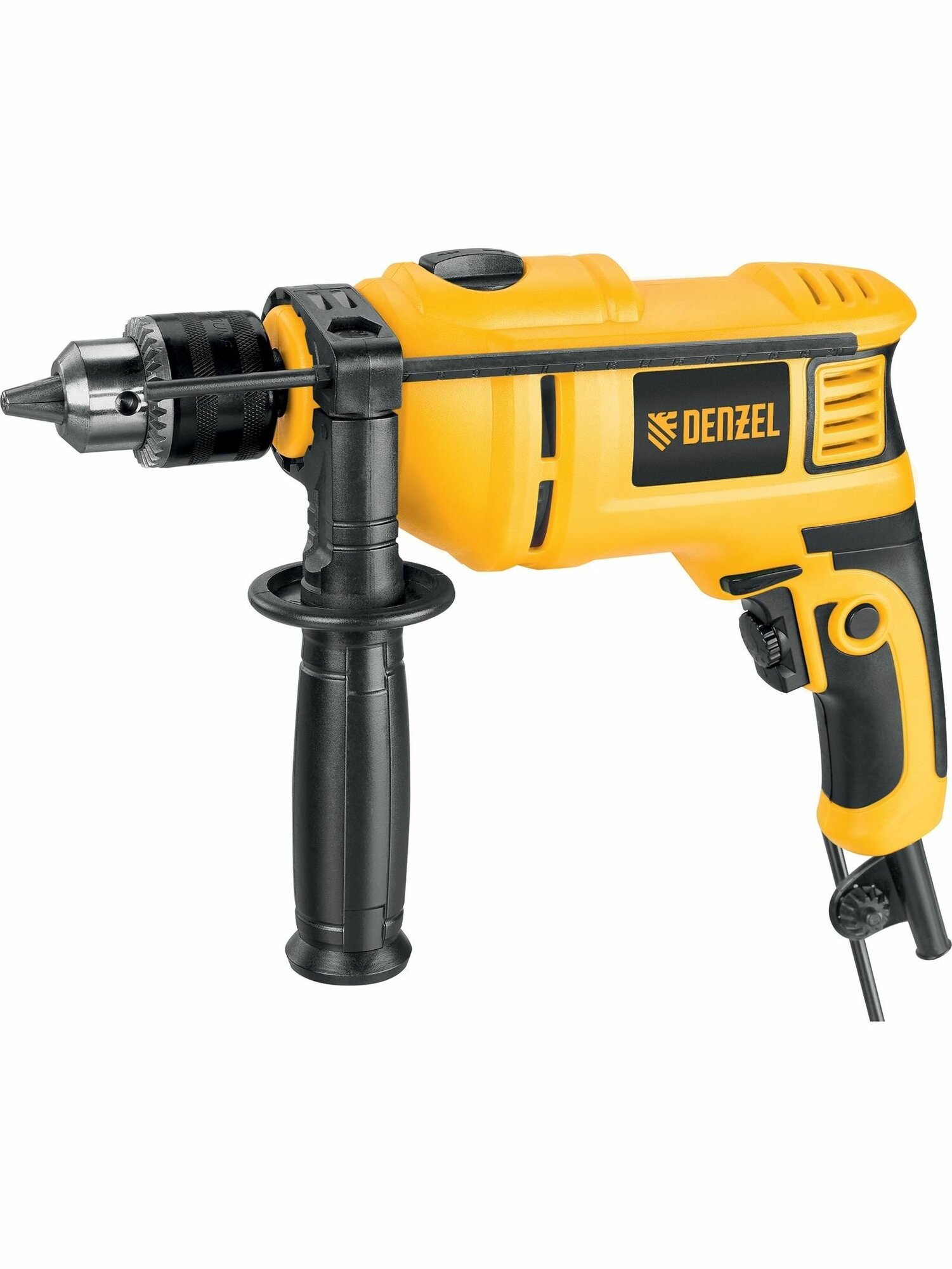 Дрель ударная ID-750, 750 Вт, 0-3000 об/мин, 48000 уд/мин Denzel 26307