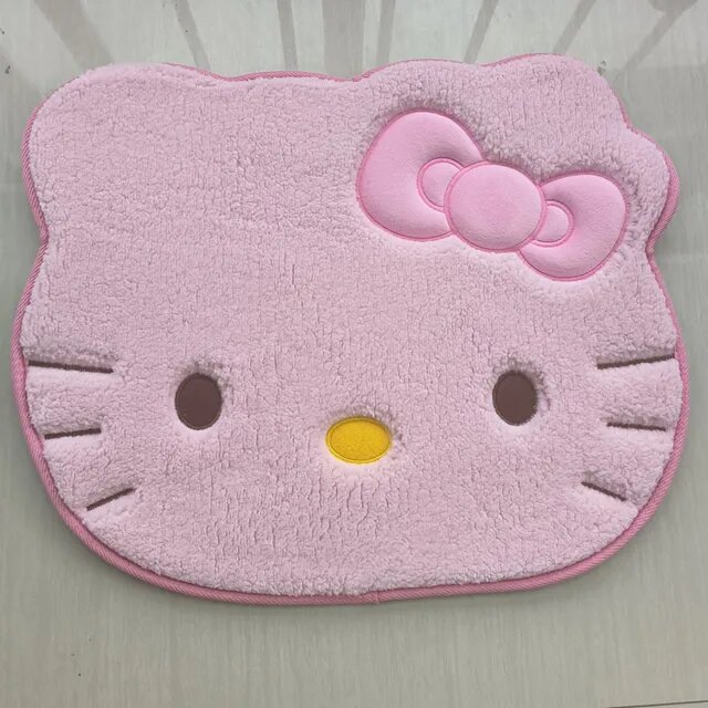Дизайнерский плюшевый коврик Sanrio Hello Kitty, мягкий коврик для двери, коврик для дома, гостиной, ванной комнаты