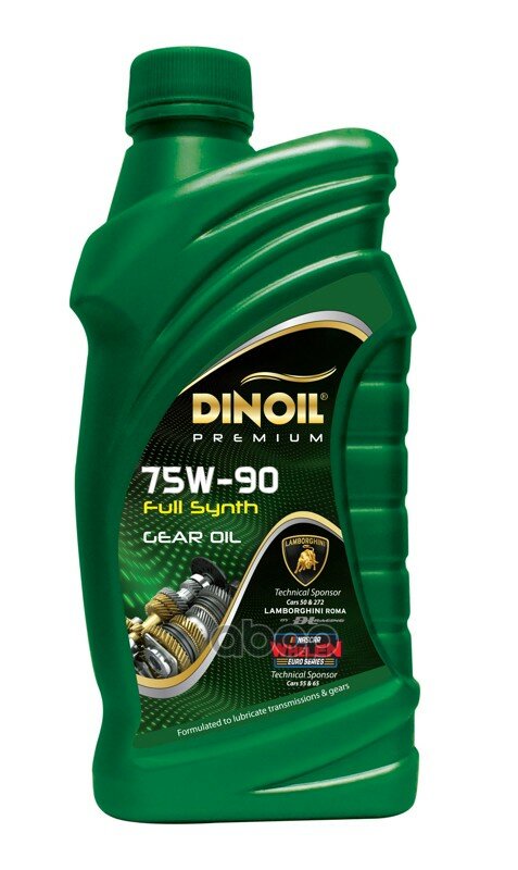 441608 DINOIL PREMIUM 75W90 SYNTH 1L масло трансмиссионное API GL4/GL5, MIL-L-2105D, ZF TE-ML 05B/ шт. DINOIL арт. 1608