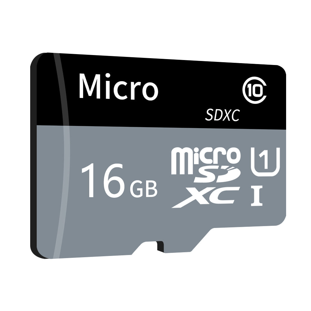 TF-карта SD-карта большой емкости 16 ГБ U1 класса 10 TF-карта Высокоскоростная карта памяти для камеры мобильного телефона, видеорегистратора, монитора