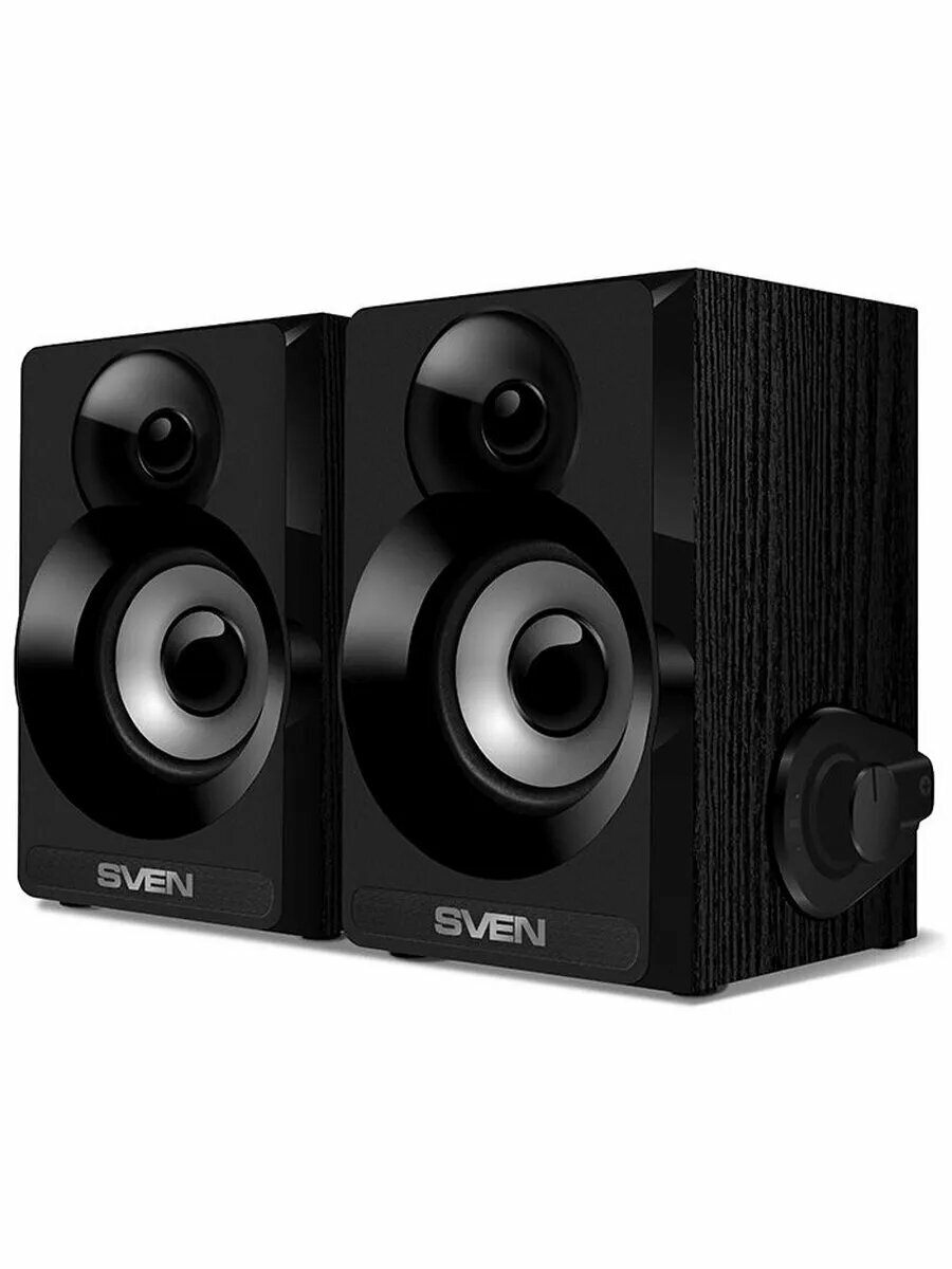 Колонки Sven SPS-517 2.0 черный 6Вт