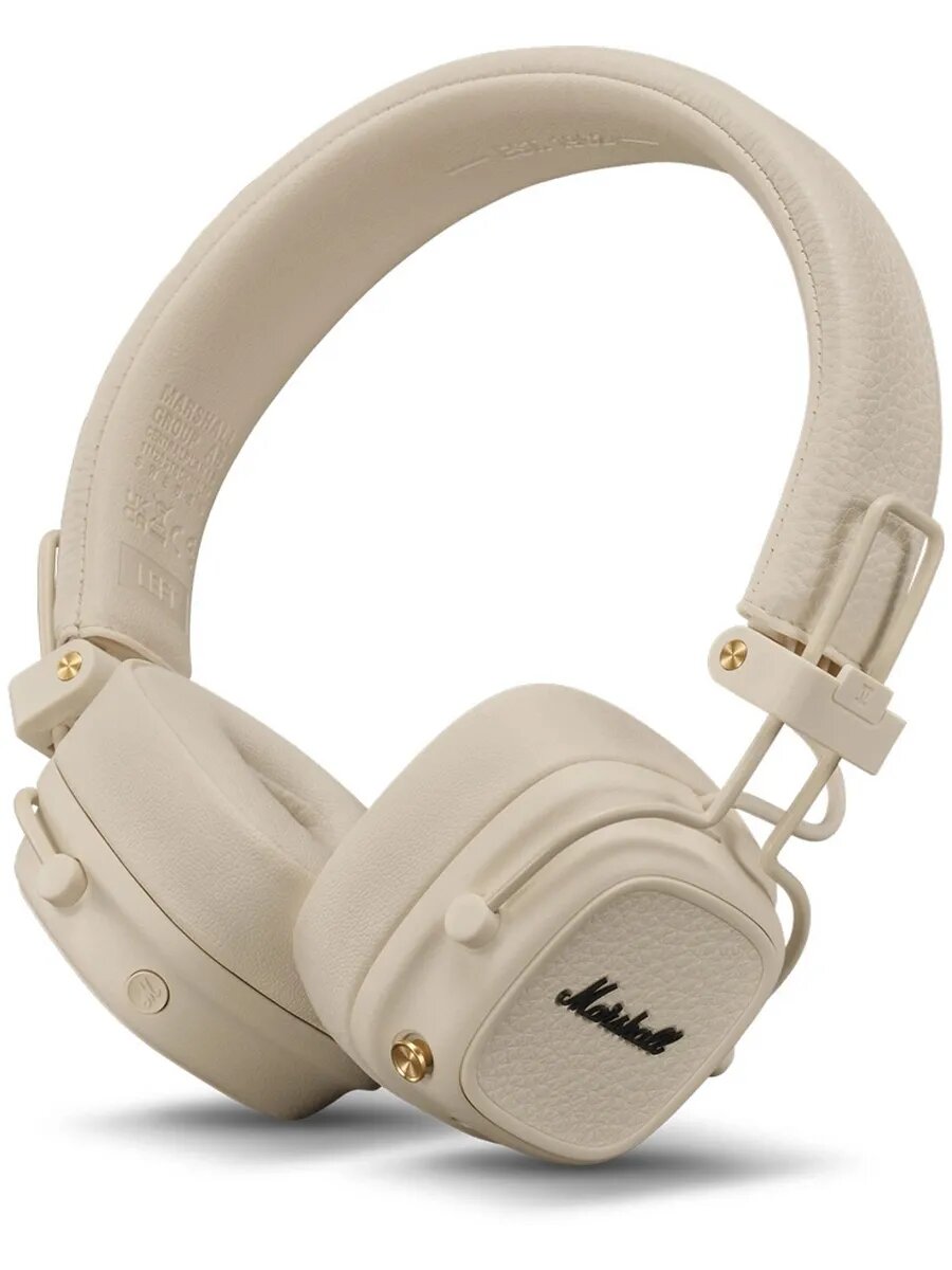 Гарнитура накладные Major V бежевый беспроводные bluetooth