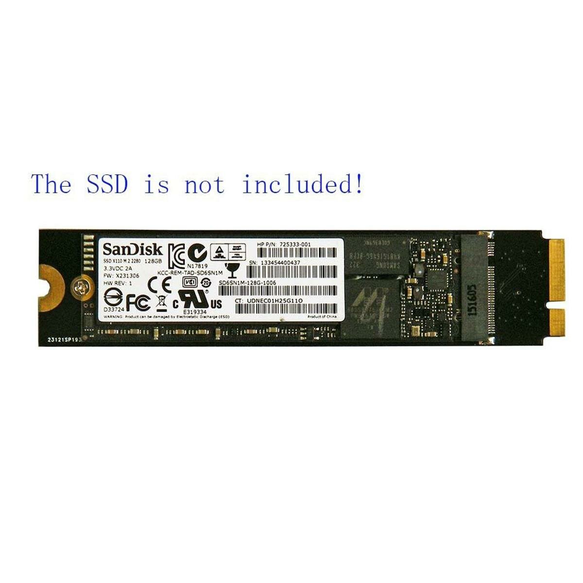 Адаптер для твердотельного накопителя M.2 NGFF SSD 64G 128G 256G 512G для MacBook Air 2012 A1466 A1465