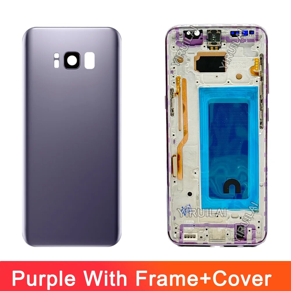 Новый TFT для Samsung S8 G950F G950 SM-G950FD ЖК-дисплей с цифровым Purple Frame Cover
