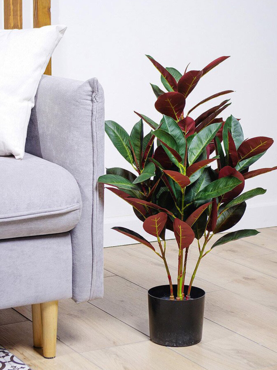 Искусственное дерево фикус в кашпо, 60 см, декоративное, для дома и офиса, модель Y4-3389