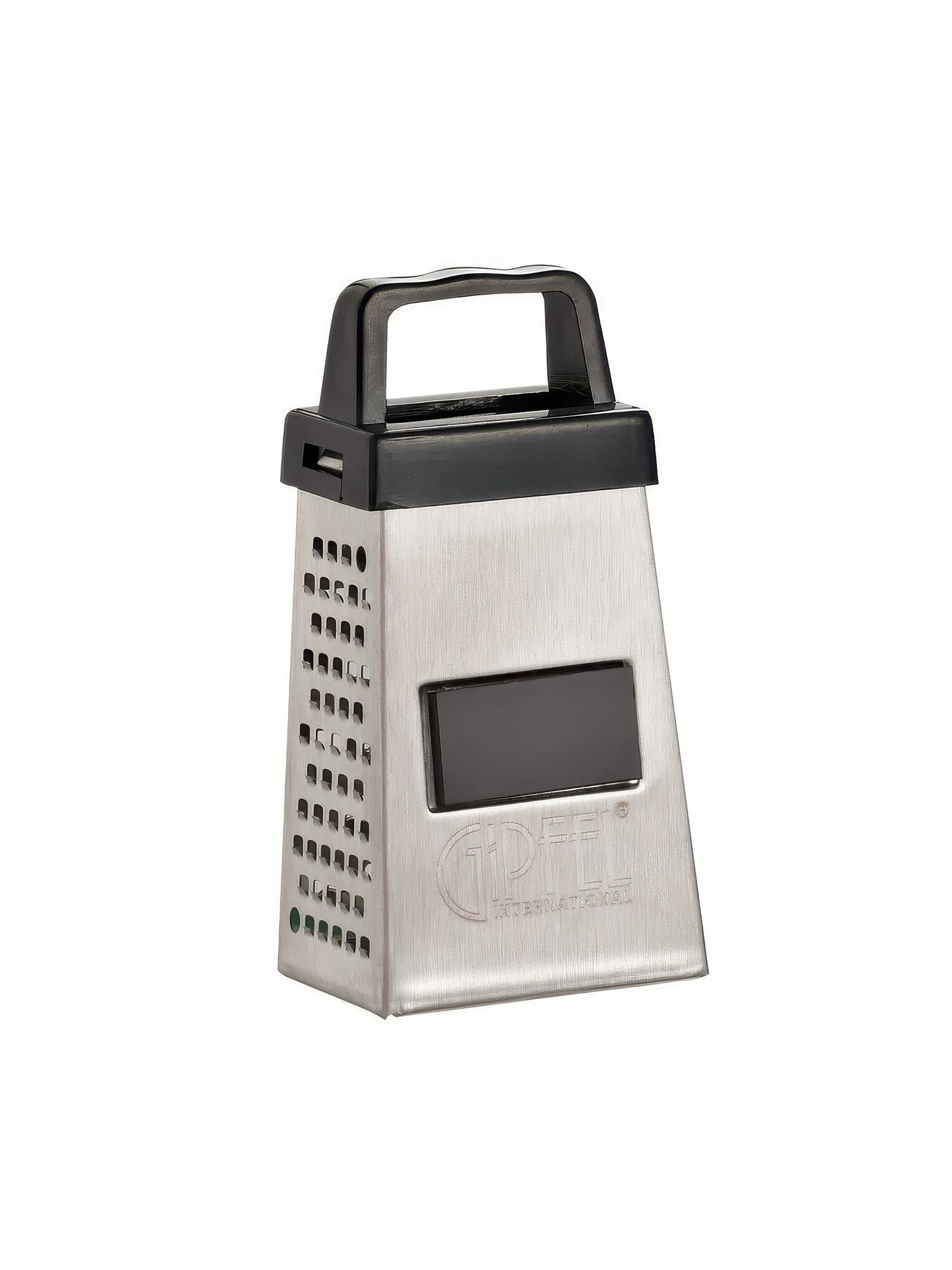 Терка Gipfel Minimi 9844, нержавеющая сталь, пластиковая ручка, черный