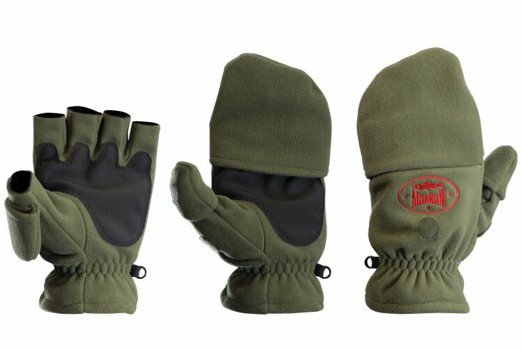 Перчатки-варежки Alaskan Colville Magnet XL хаки, зимние, теплые, водонепроницаемые