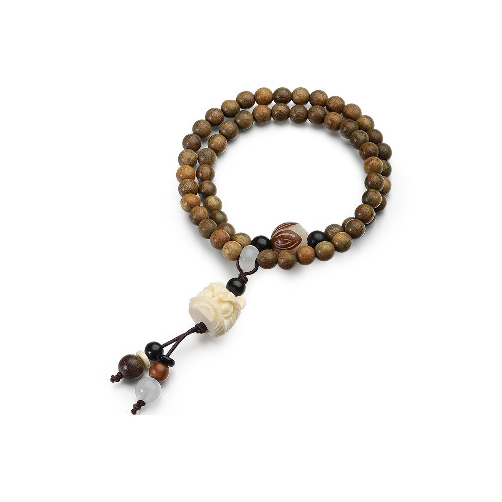 Браслет, бусины Бодхи