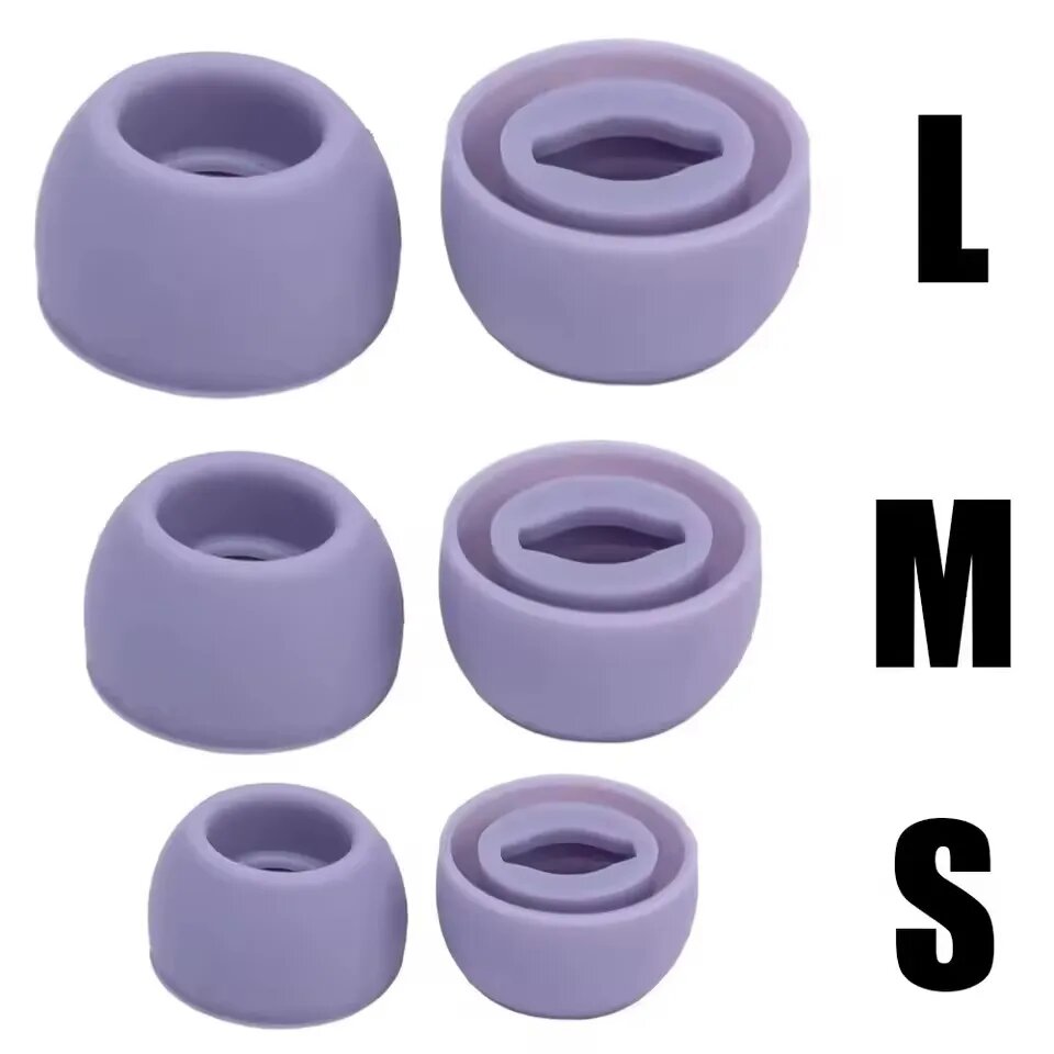 Силиконовые амбушюры Purple-SML для Samsung Galaxy Buds Pro