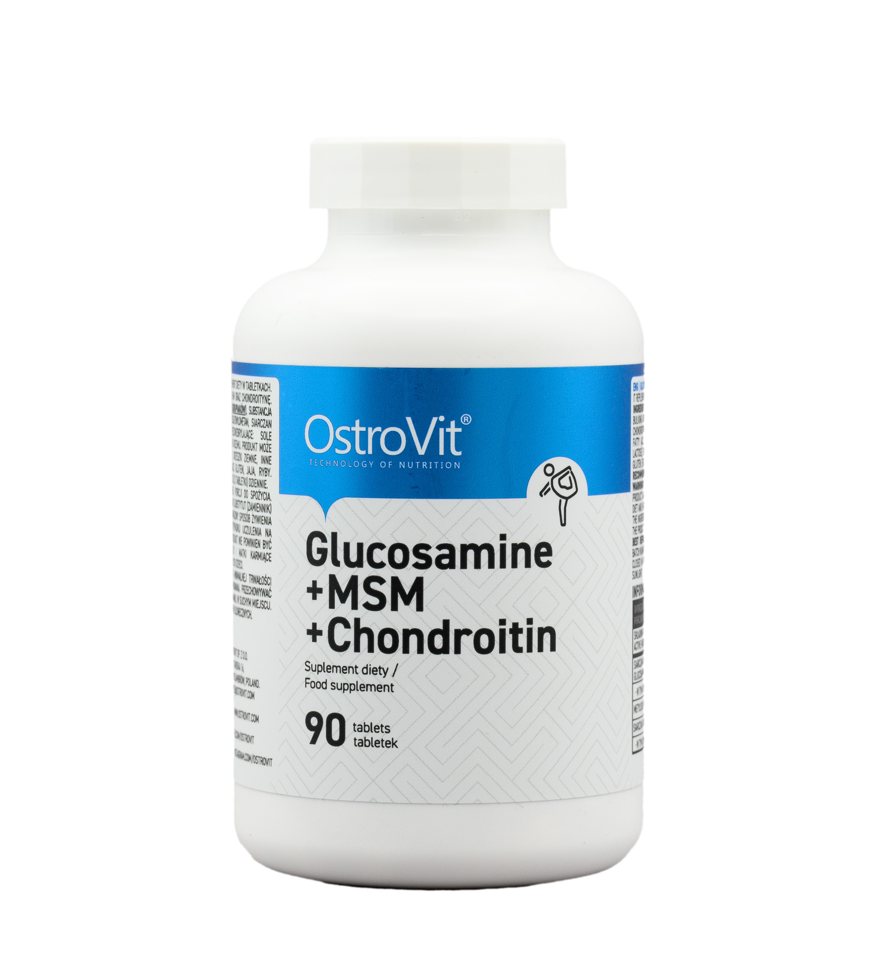 Ostrovit Glucosamine+MSM+Chondroitin, для суставов и связок, 90 таблеток