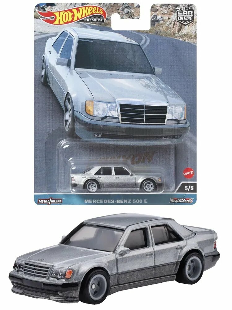 Машинка коллекционная Mattel Hot Wheels Premium Car Culture: FPY86 MERCEDES-BENZ 500 E