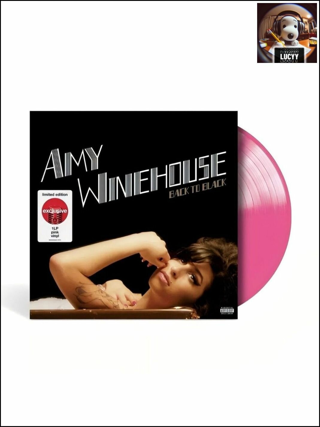 Виниловая пластинка Amy Winehouse - Back To Black Vinyl, LP, Album, Limited Edition, Reissue, Pink