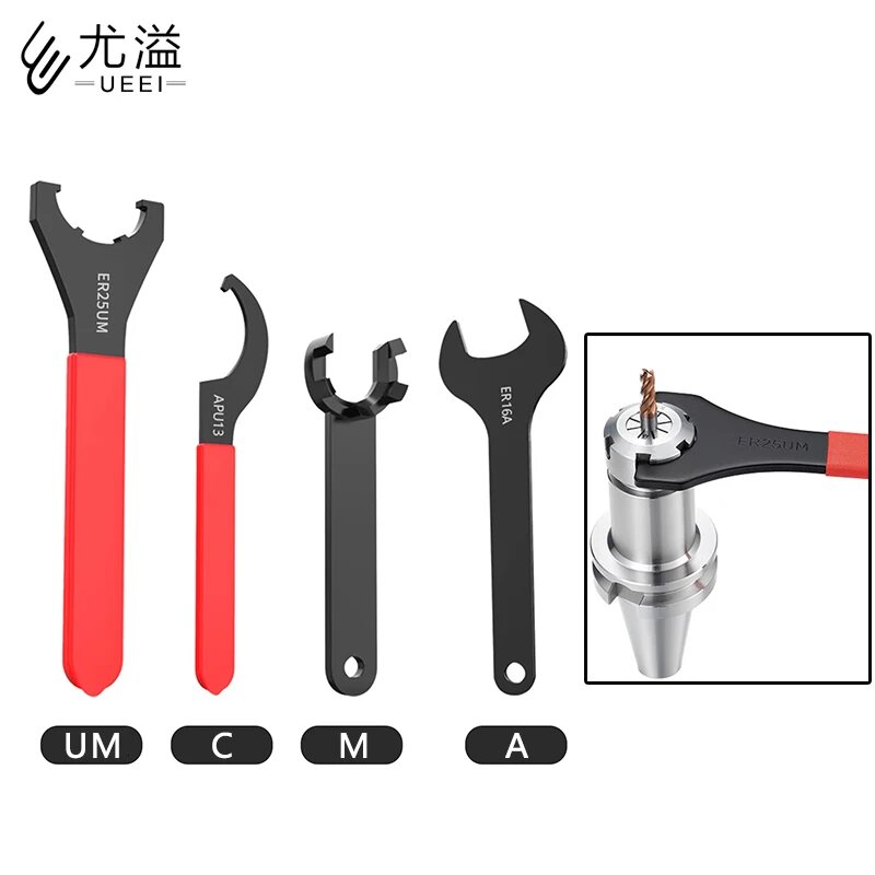 Ключ ER APU ER ER8 ER11 ER16 ER20 ER25 ER32 ER40 APU13 APU16 C25 C32 ER8M ER11M ER16M ER20M ER8A ER11A ER16A ER20A Гайка гаечного ключа APU13