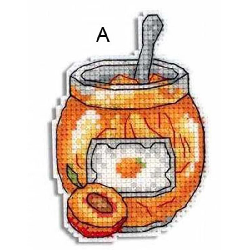 Набор для вышивки крестом Homfun Craft, магниты на холодильник BXT003A