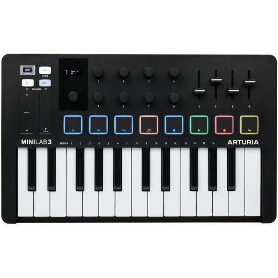 Клавиатура Arturia MIDI MiniLAB 3 Black Edition