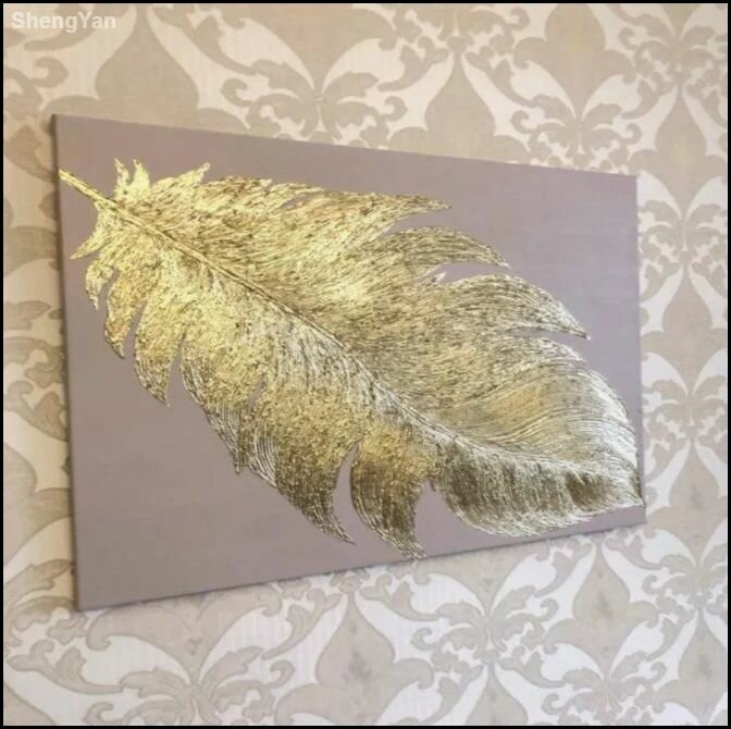 Поталь зеркальная листовая золото 100 листов