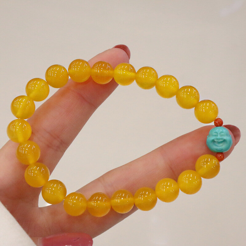 Браслет для гадания, YM Mall из агата с кварцем Будда приносит мир и процветание