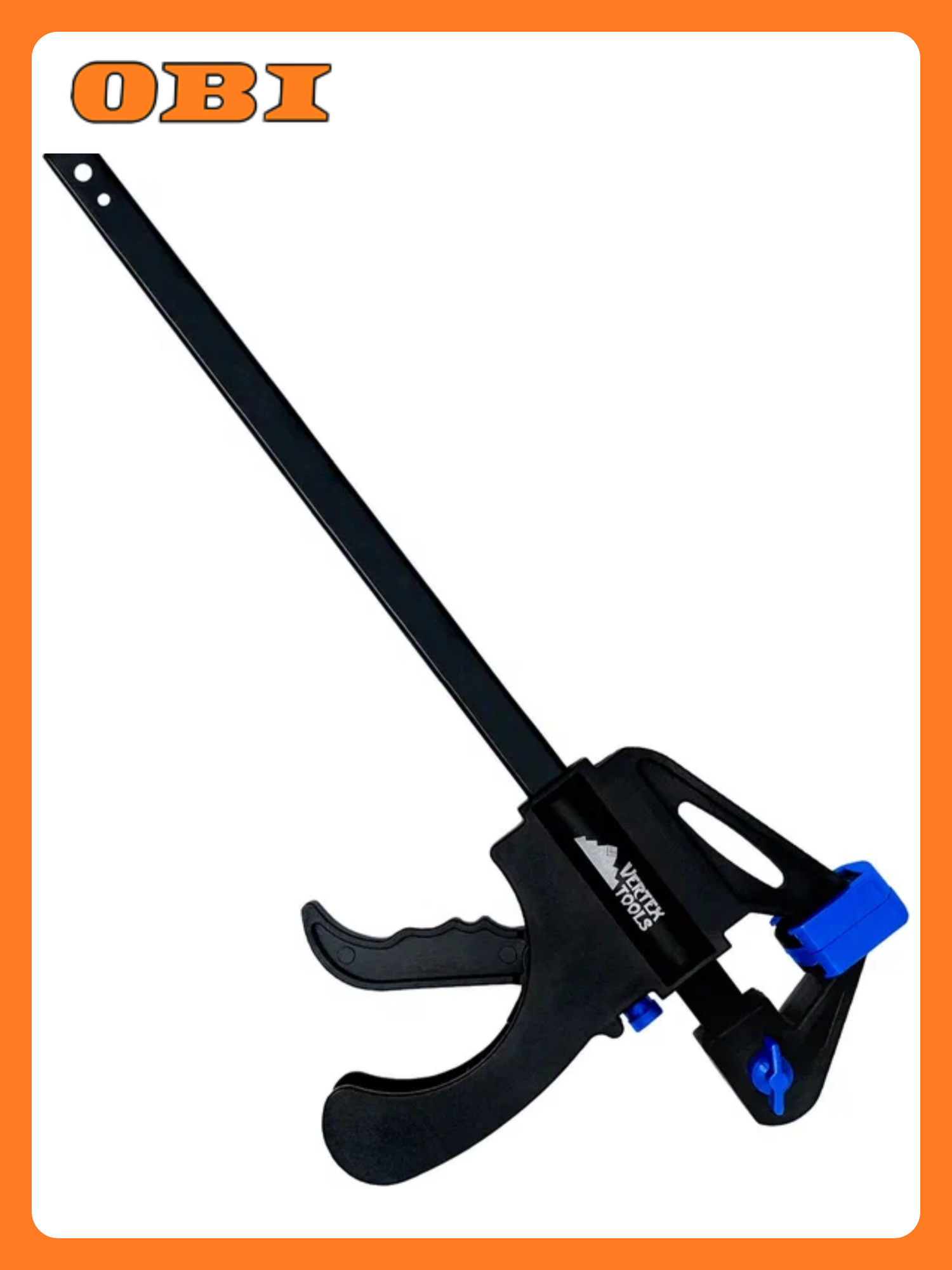 Универсальная струбцина vertextools F-образная, 450мм 2056-450