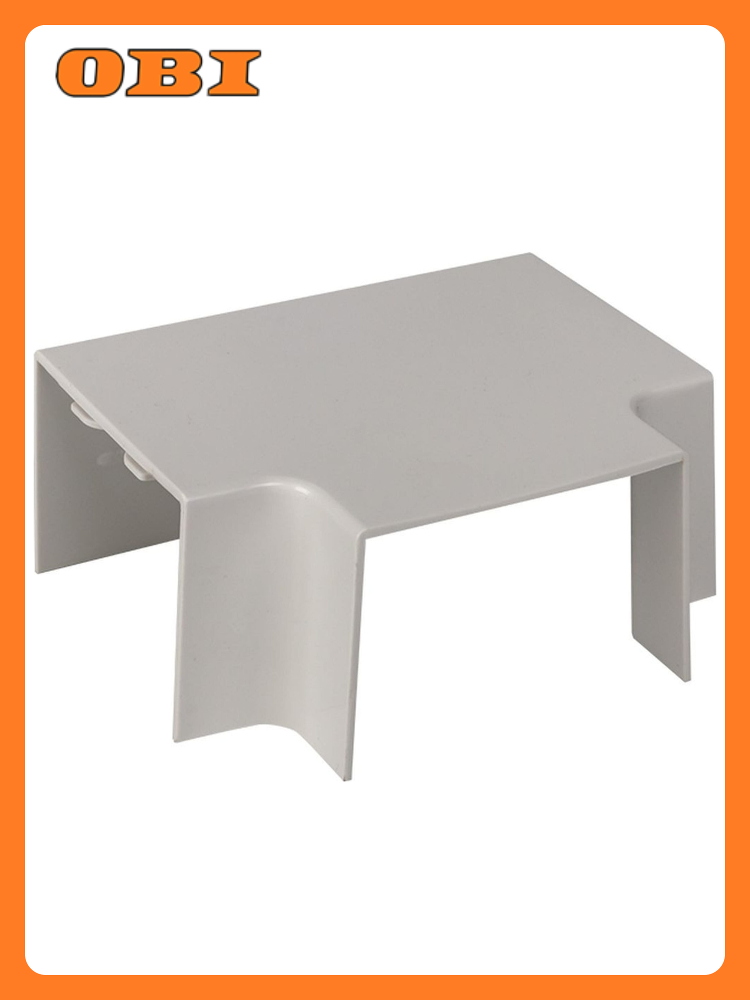 Угол Т-образный EKF PROxima белый 60х40 мм