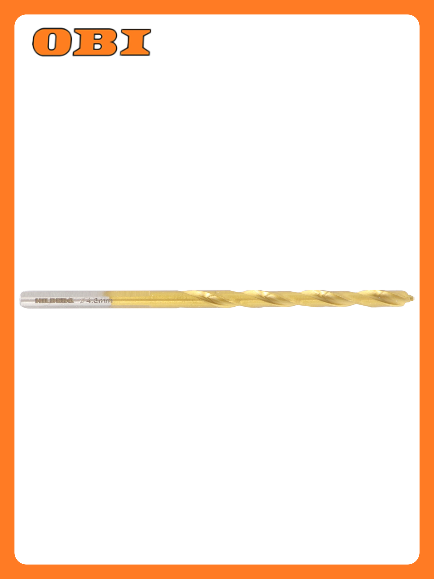 Сверло по металлу 4.8*86(52) мм HILBERG Cobalt 5% TOP, CO048