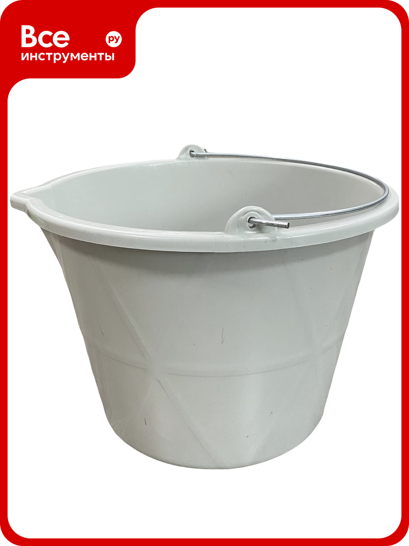 Строительное, ACCURATE, неразрушаемое ведро ACCURATE Неразруш. ведро-12л, ударопрочного и морозостойкого