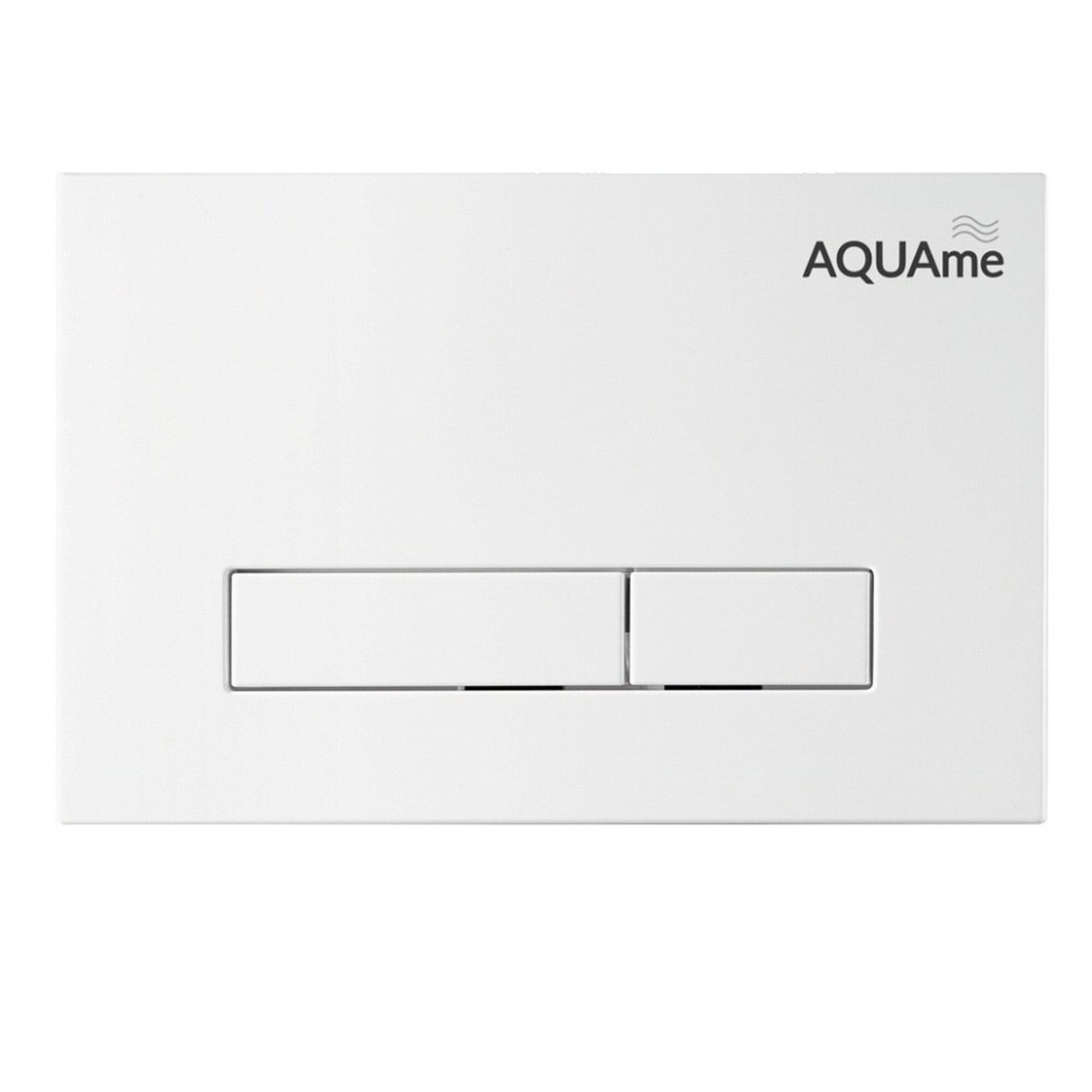 Панель смыва AQUAme AQM4103W, белая, для инсталляции, 165x250 мм