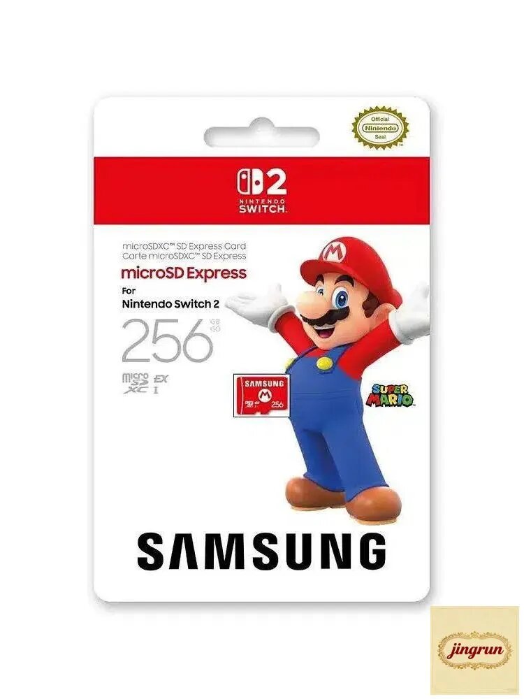 Эксклюзивная карта памяти Samsung microSD Express 256GB для Nintendo Switch 2