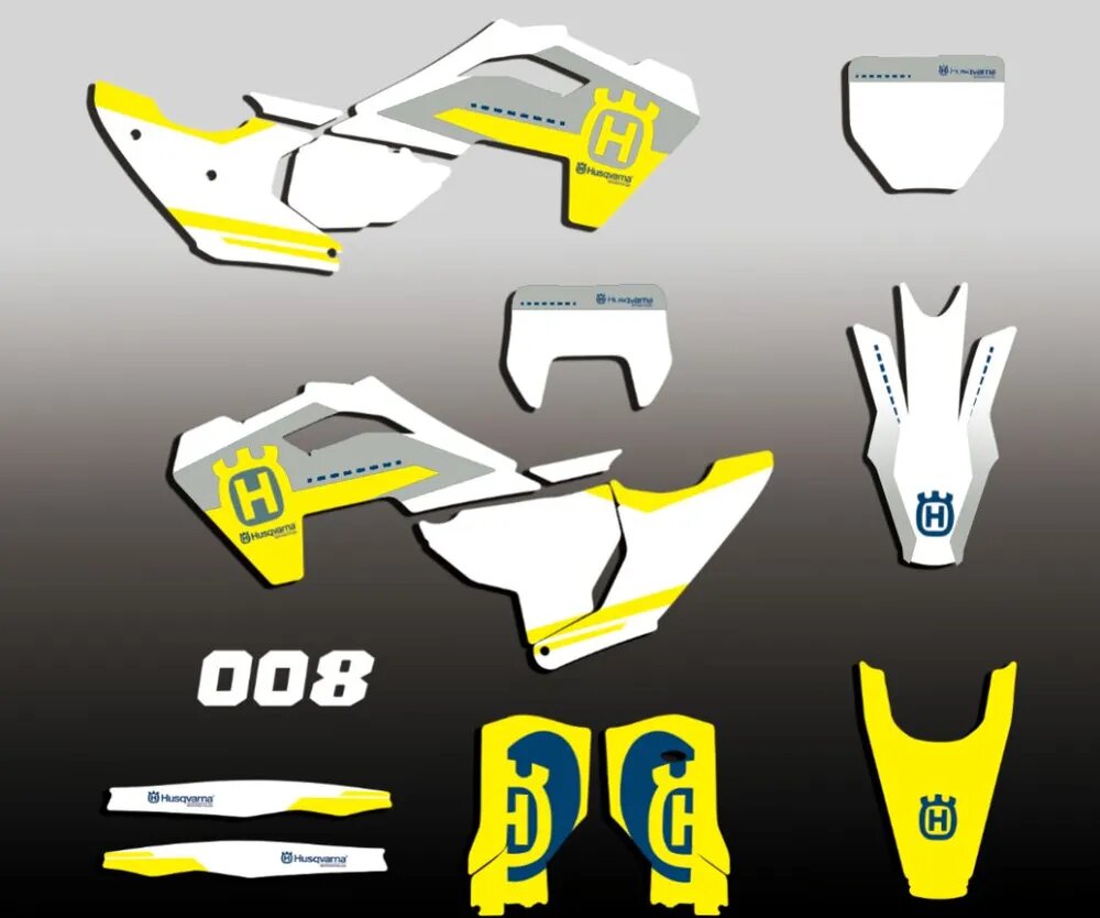 Для Husqvarna TE FE 2024 2025 150-250 300 350-450 TC T XFC FX 2023 2024 TBI Наклейка Крутой