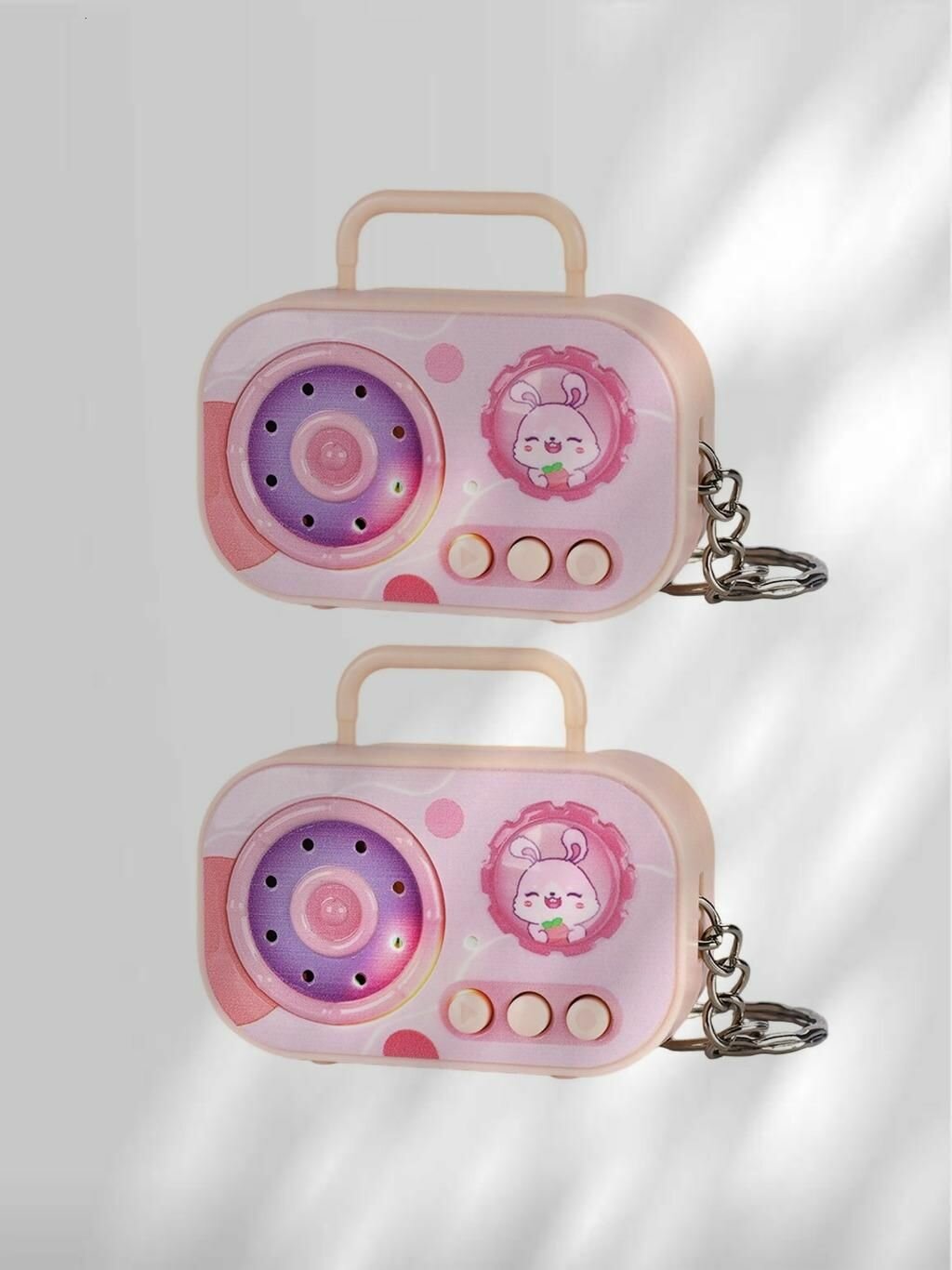 Карманный диктофон-брелок, Розовый