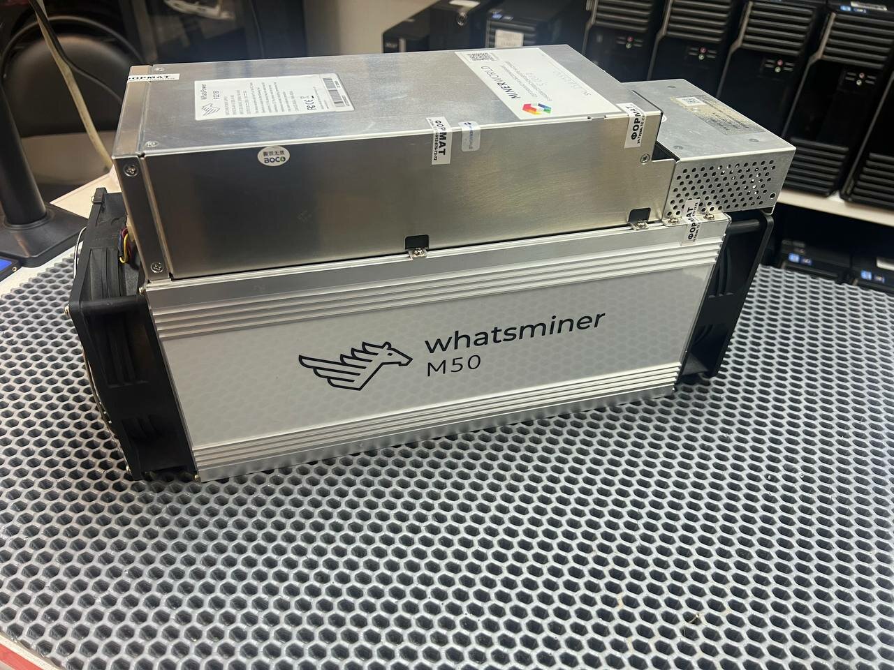 Системный блок Whatsminer M50 120 Th/s Б/У + 1 разъем для кабеля C19