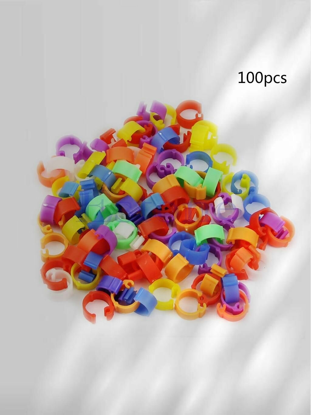 Кольца для ног птиц 100 шт, Много