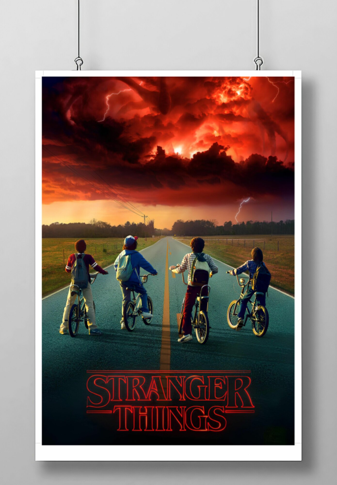 Постер / Плакат Очень Странные Дела (Stranger Things) ОСД