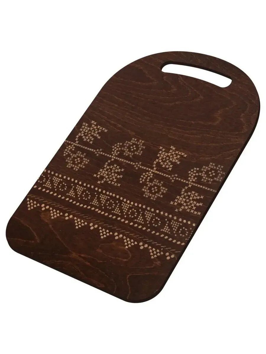 Декоративная разделочная доска с вышивкой