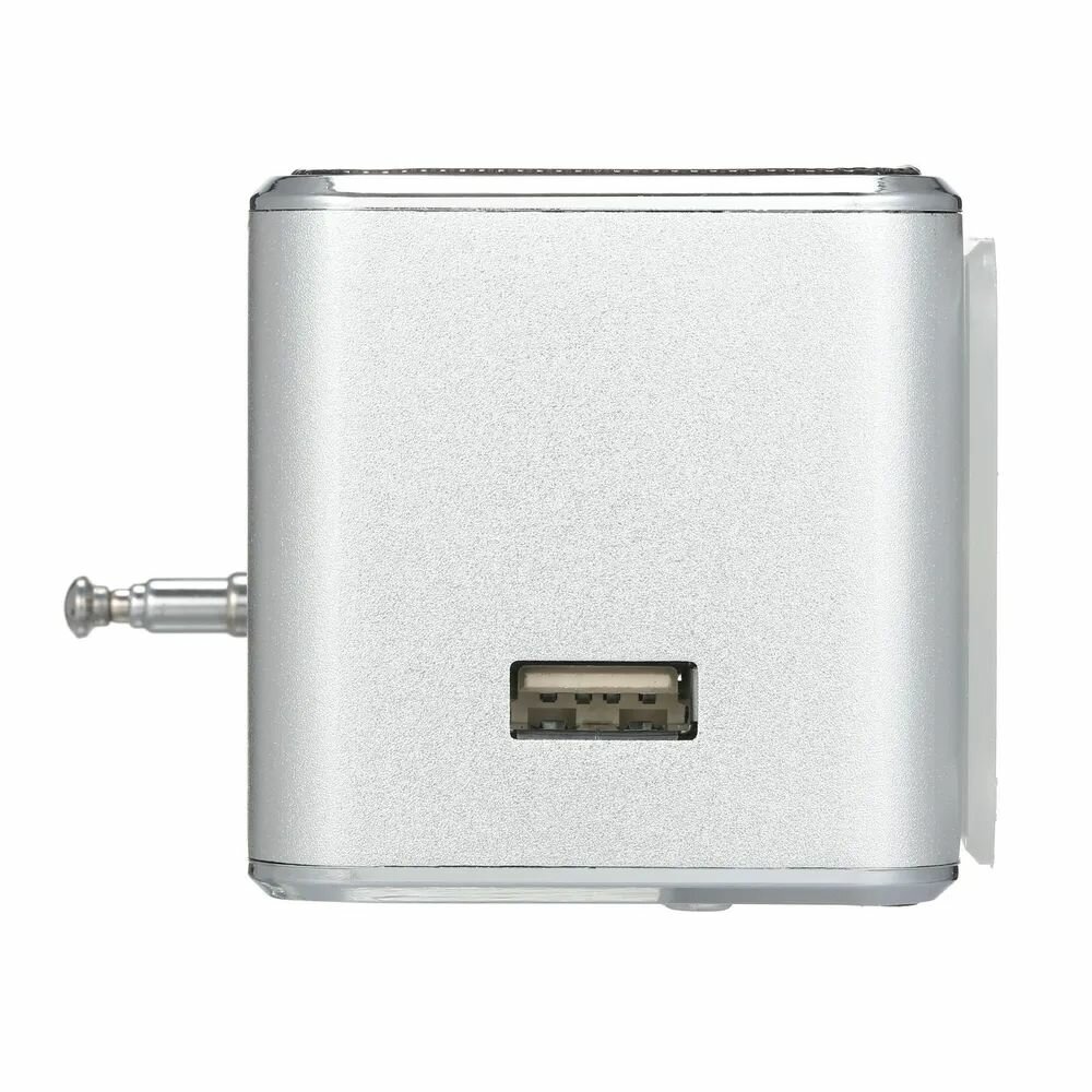 Портативная мини-колонка с проводом 3,5 мм, MP3-плеер, FM-радио, поддержка TF-карты и USB.