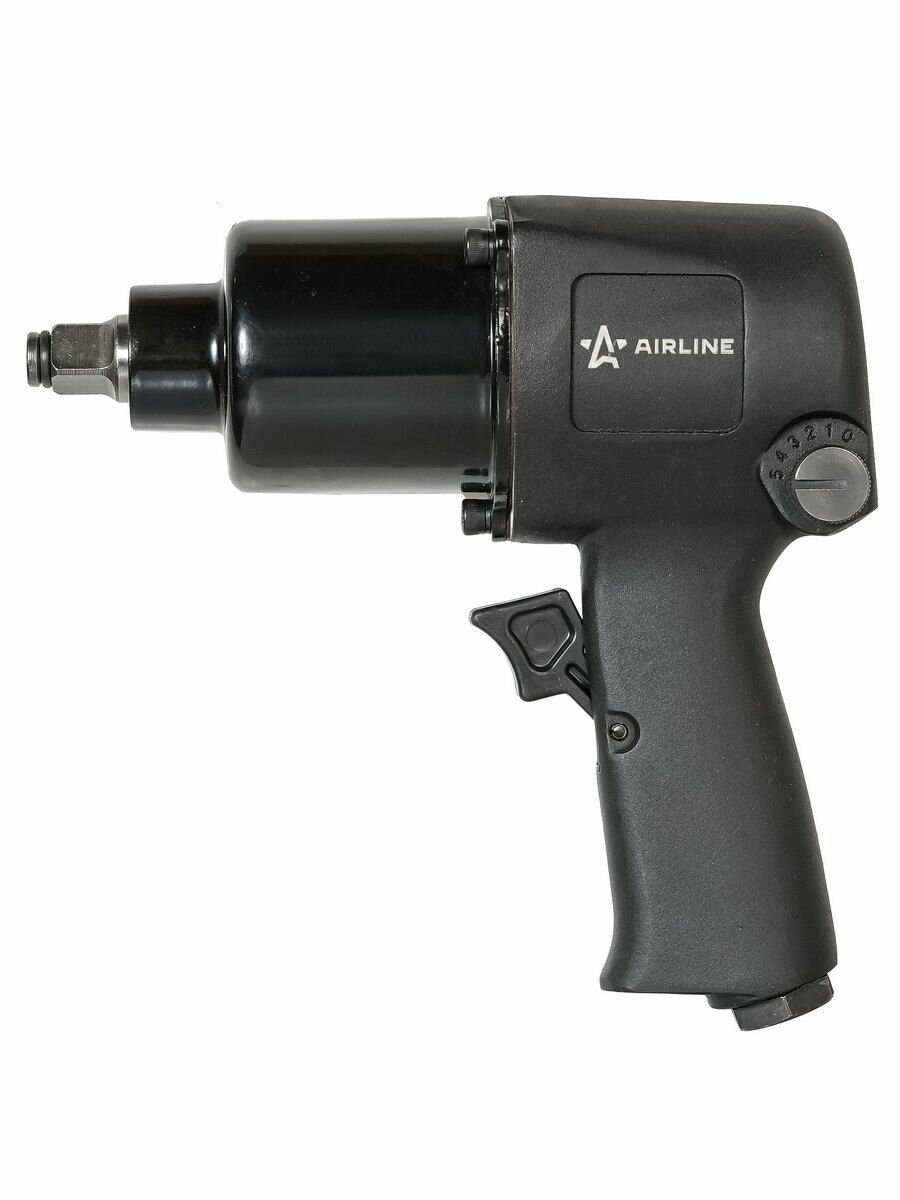 Гайковерт пневматический ударный 1/2"DR 650Нм, AIRLINE ATIW02