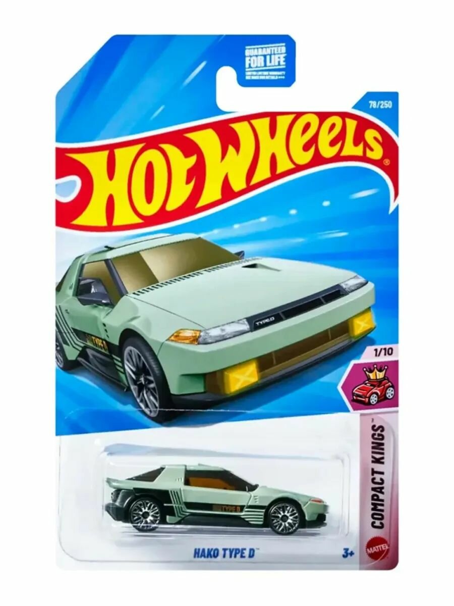 JJJ43 Hot Wheels машинка металлическая игрушка коллекционная масштабная модель Hako Type D кейс 2026