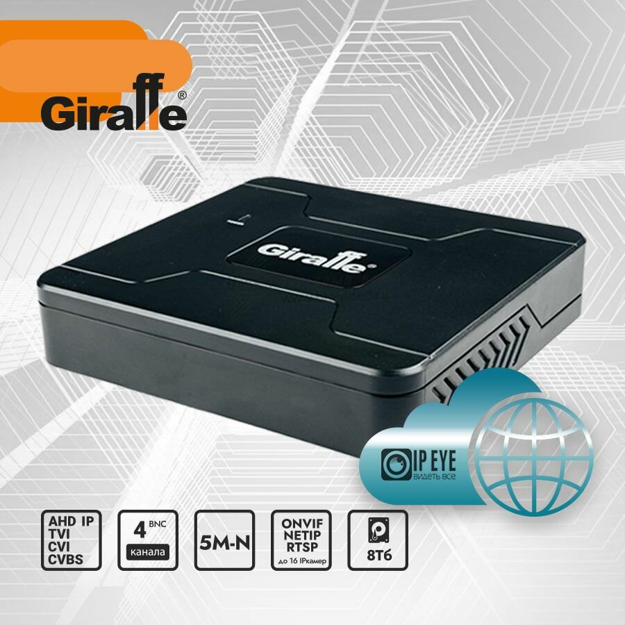 Гибридный видеорегистратор (IPEYE BOX) с облачным сервисом IPEYE