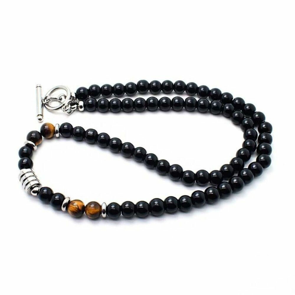 Бусы, тигровый глаз