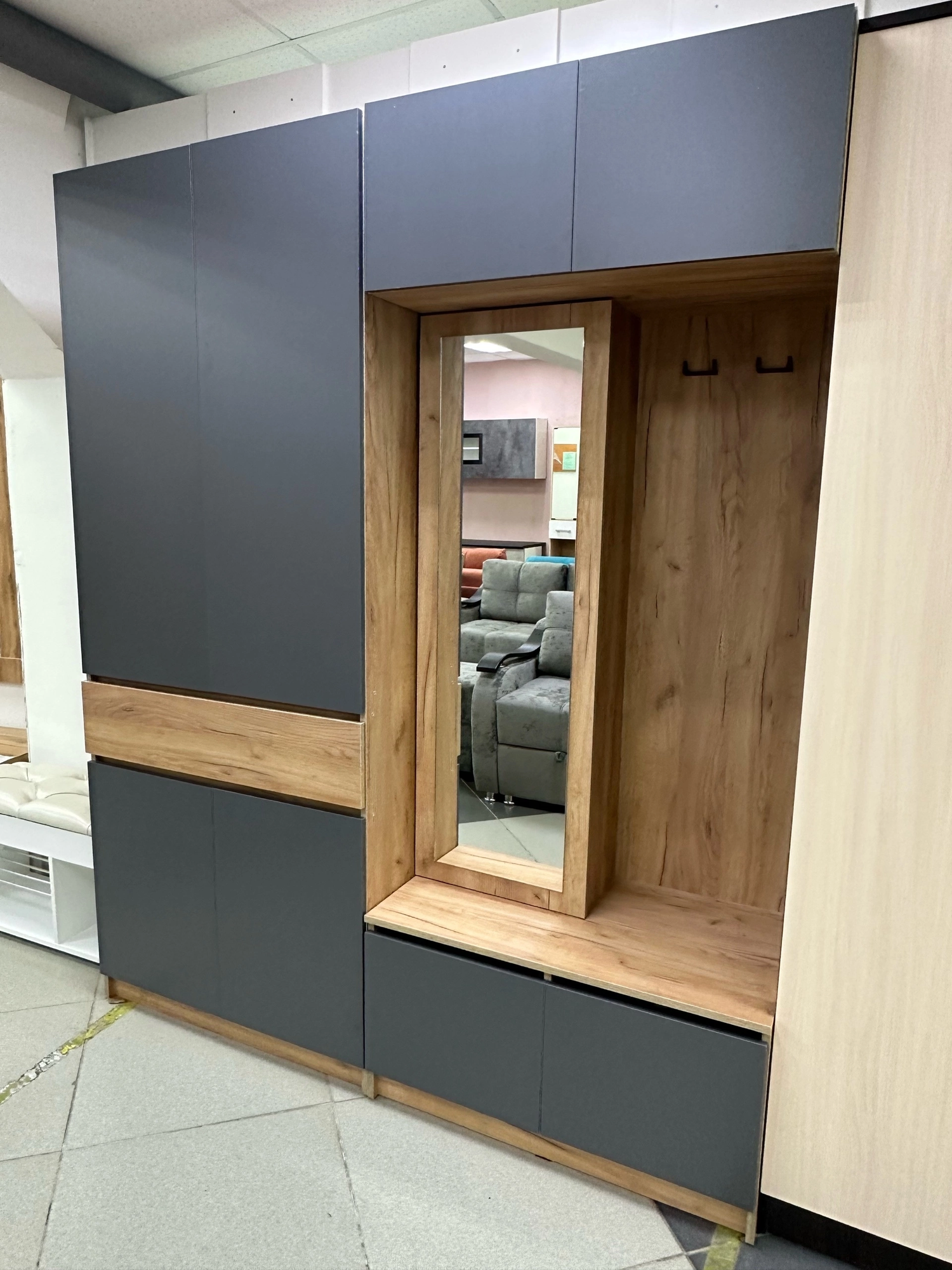 Прихожая Авиньон 1.8 метра графит