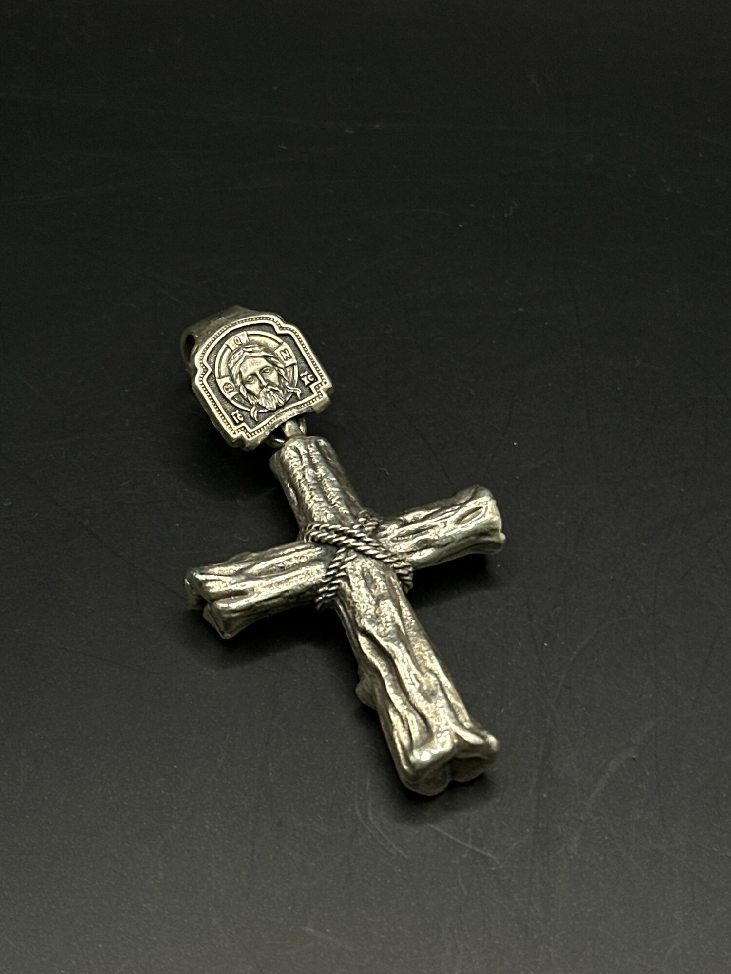 Крестик, серебро, 925 проба