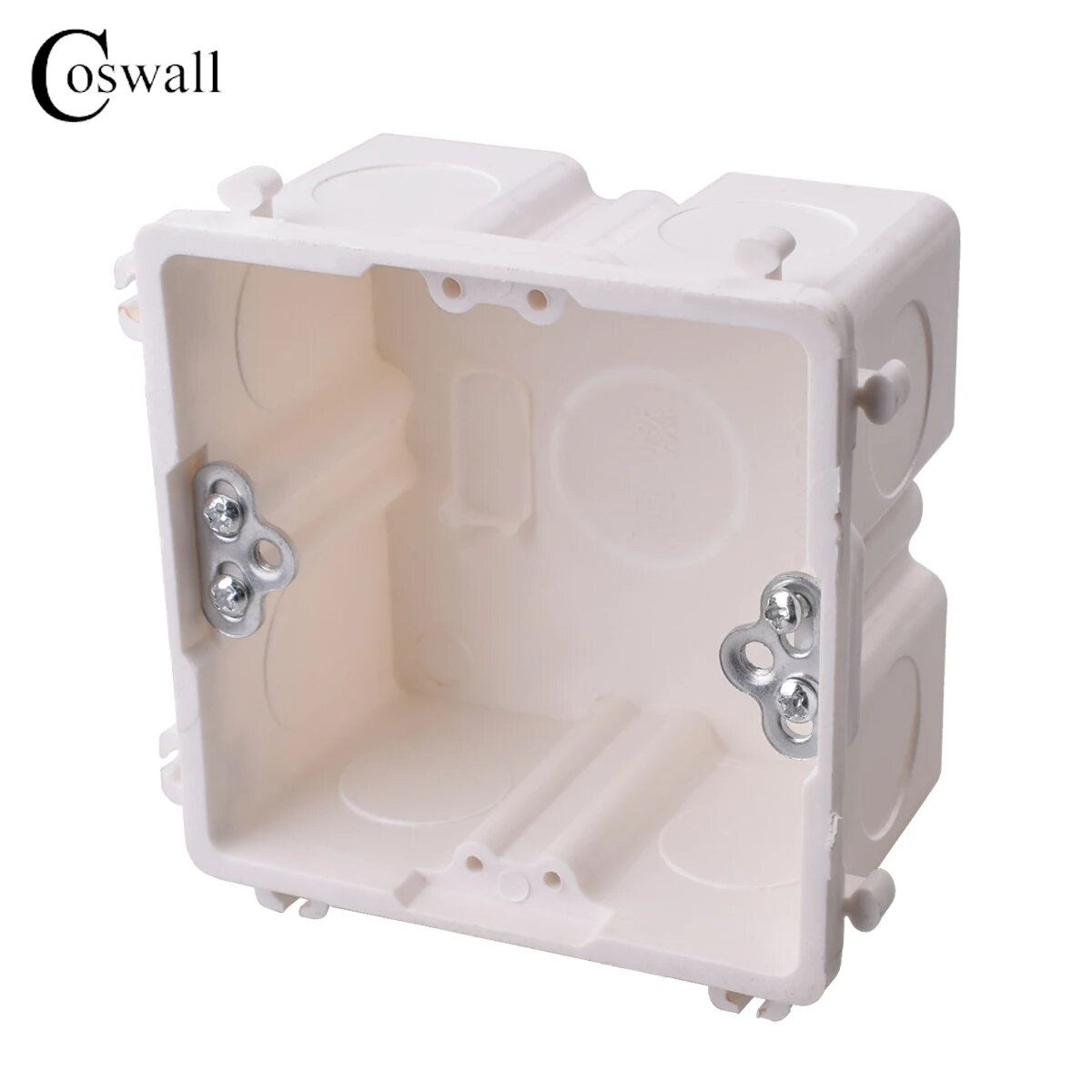 Коробка Coswall для выключателей и розеток 86 White