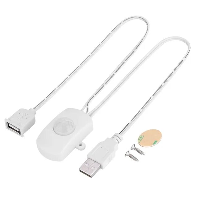 Белый инфракрасный датчик движения с USB